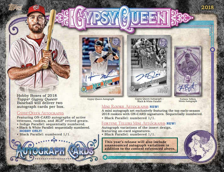2018 Topps Gypsy Queen Baseball Hobby Box – Miller's Sports World