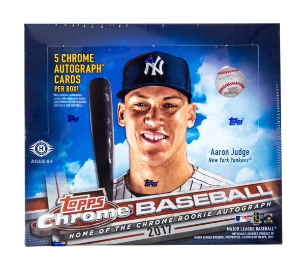 2017 Topps Chrome Baseball Jumbo Hobby Box – Miller's Sports World